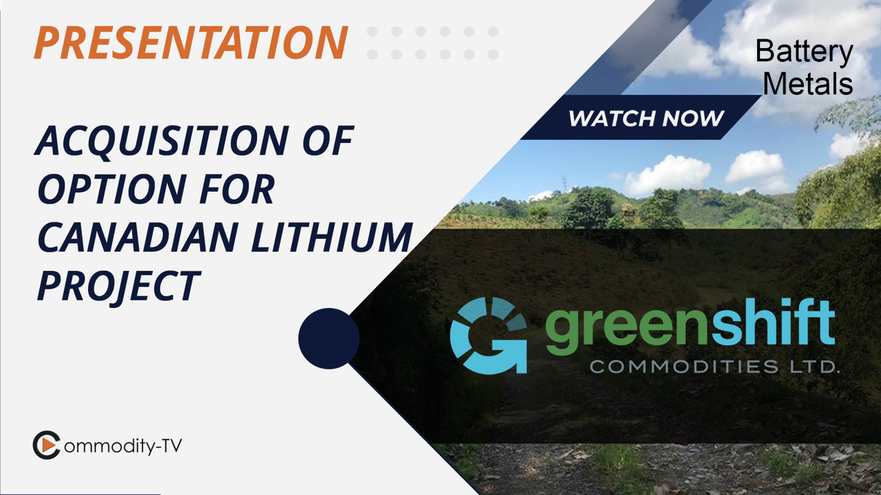 Green Shift Commodities: Acquisition of Option to Purchase the Armstrong Lithium Project in ...